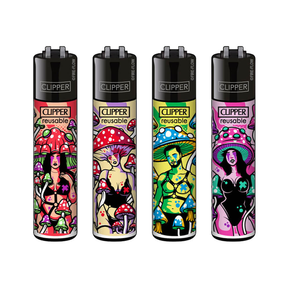 Kinky Shroom Clipper Lighters - Authentic – Redeyeheadshop.co.uk